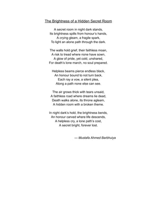 The Brightness of a Hidden Secret Room by M MAB ® Learning | PDF