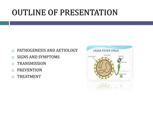 UNDERSTANDING LASSA FEVER | PPTX