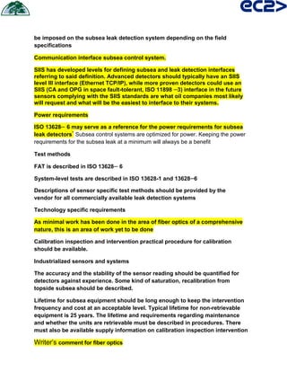 Subsea leak detection systems | PDF