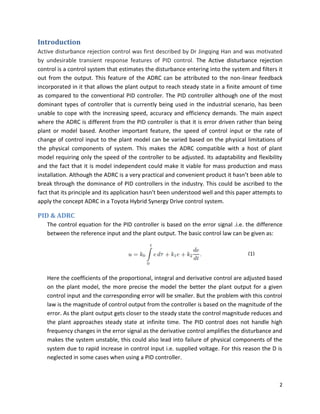 Active Disturbance Rejection Control | PDF