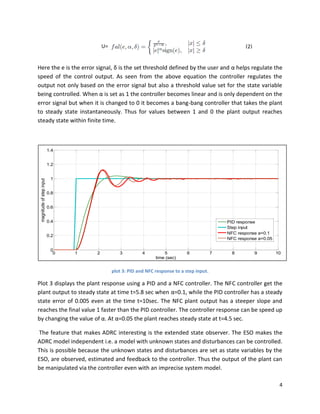 Active Disturbance Rejection Control | PDF