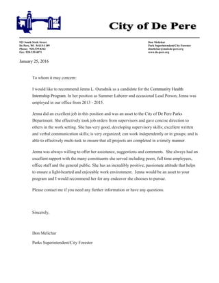 Letter of Recommendation | DOC