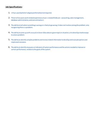 Internal job posting | DOCX