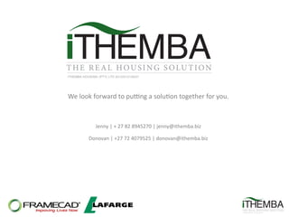 iTHEMBA PRESENTATION | PPT