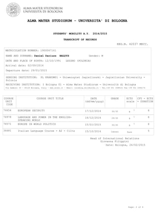 transcriptOnLineTimbrato | PDF