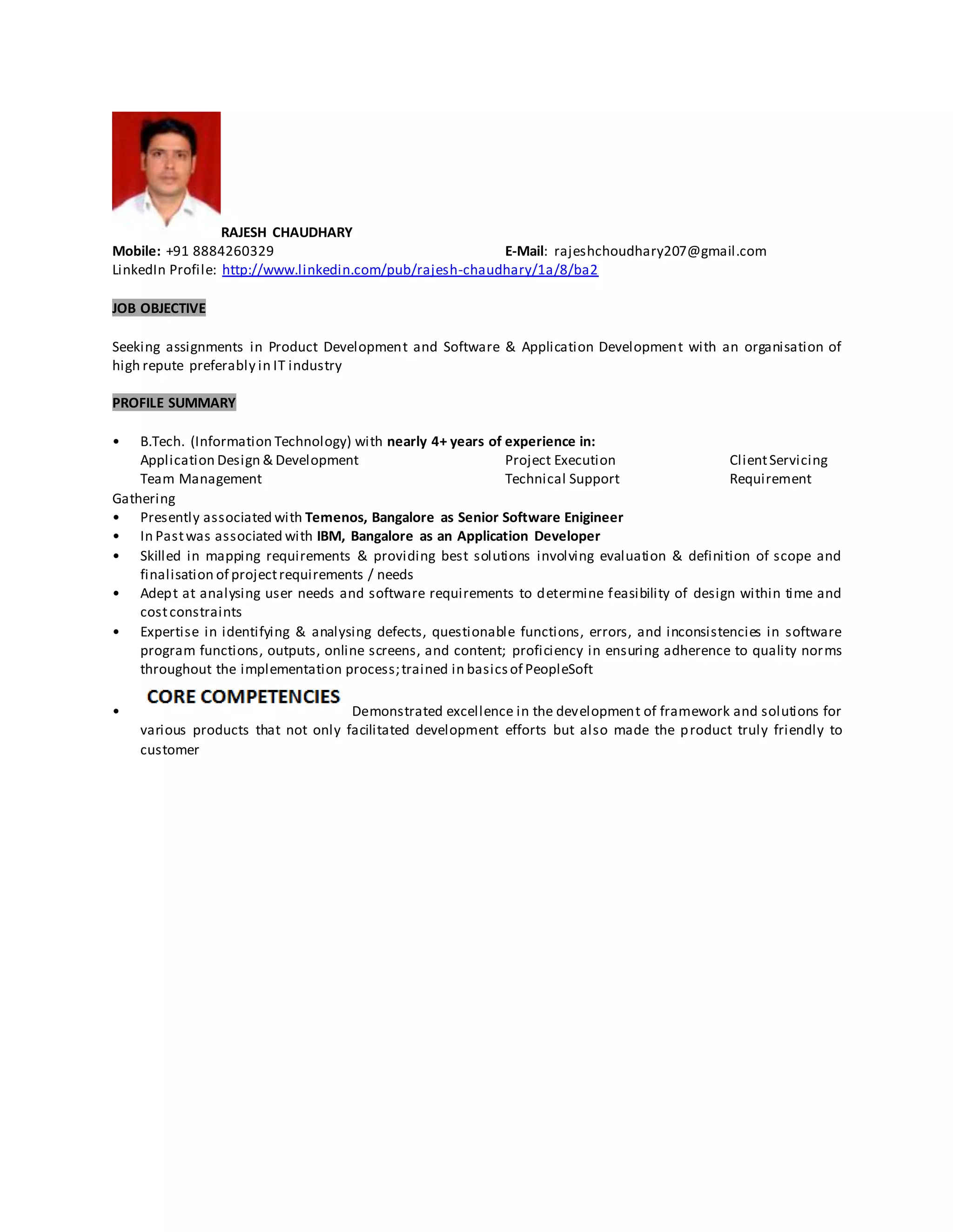 Resume_Rajesh_2016 | PDF
