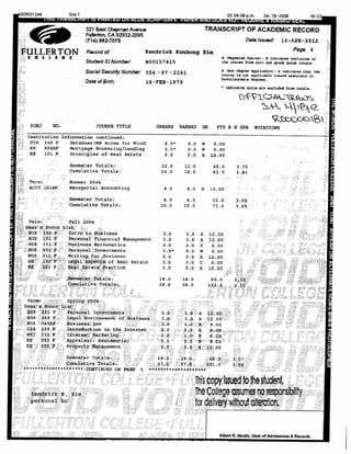 cal state long beach transcript | PDF