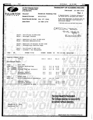 cal state long beach transcript | PDF
