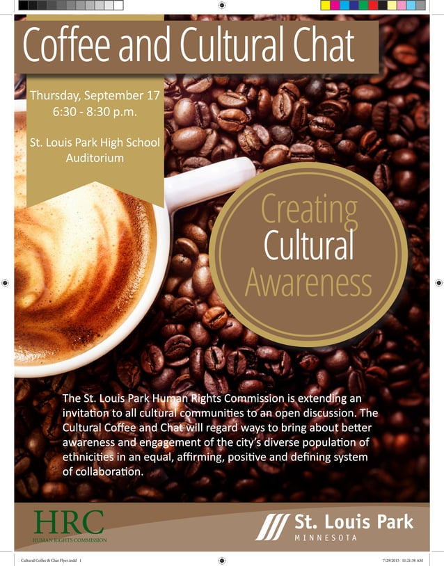 Cultural Coffee & Chat Flyer | PDF