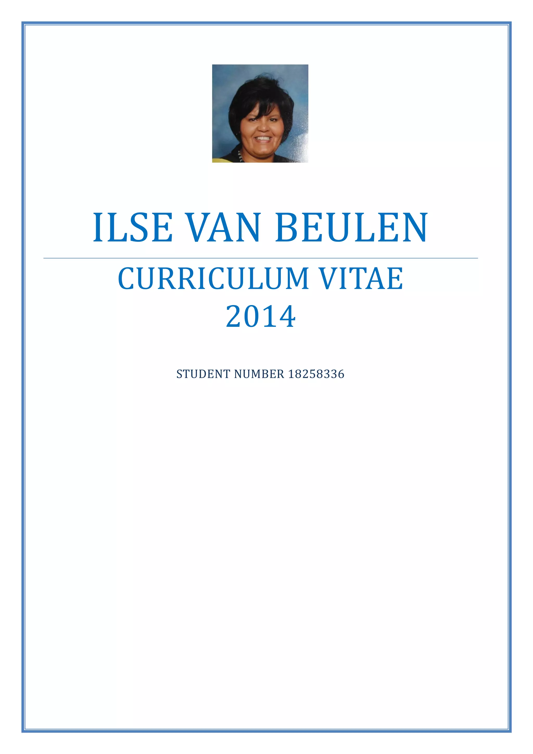 Ilse van Beulen CV USB | PDF