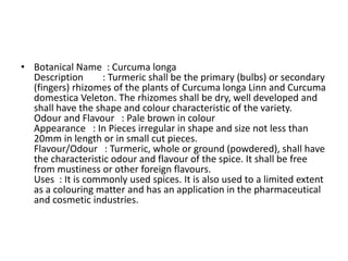 Turmeric | PPTX