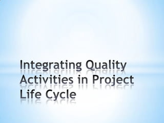 C7 Integrating SQA to PLC | PPT