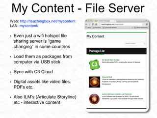 Introducing C7 Teaching and Learning | PPTX | Internet | Computing