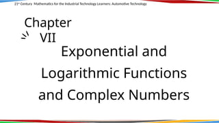 Chapter 7- Learning Outcome 1_Mathematics for Technologists | PPT