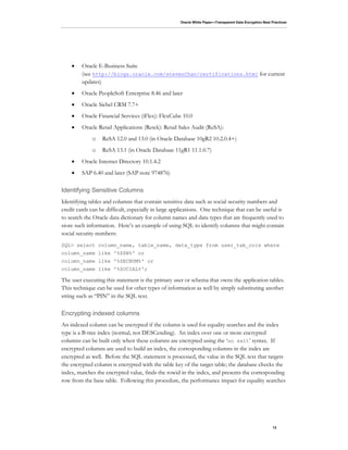 Oracle advance security transparent data encryption best practices | PDF