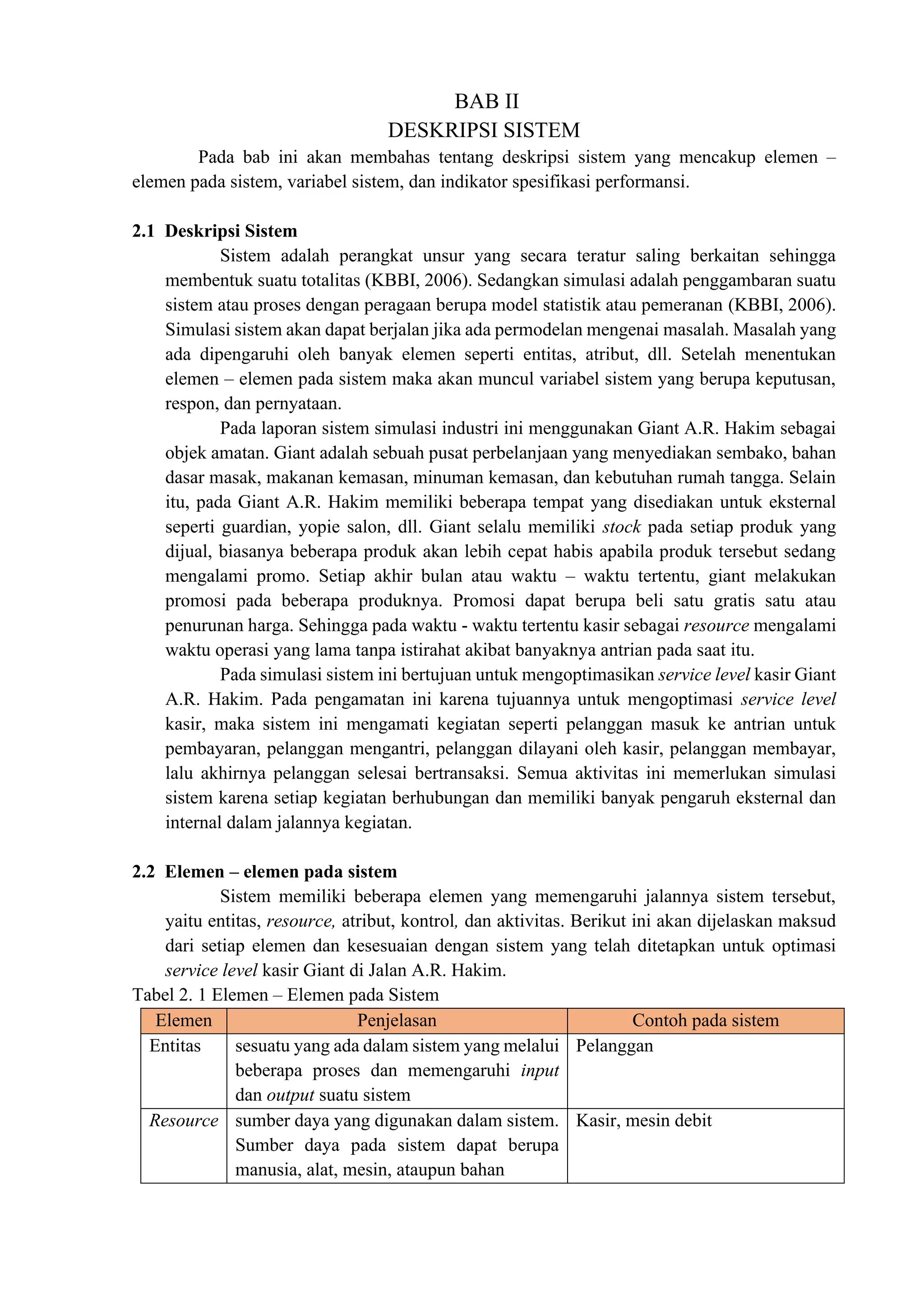 Simulasi Sistem Antrian Kasir Supermarket - Final Project | PDF
