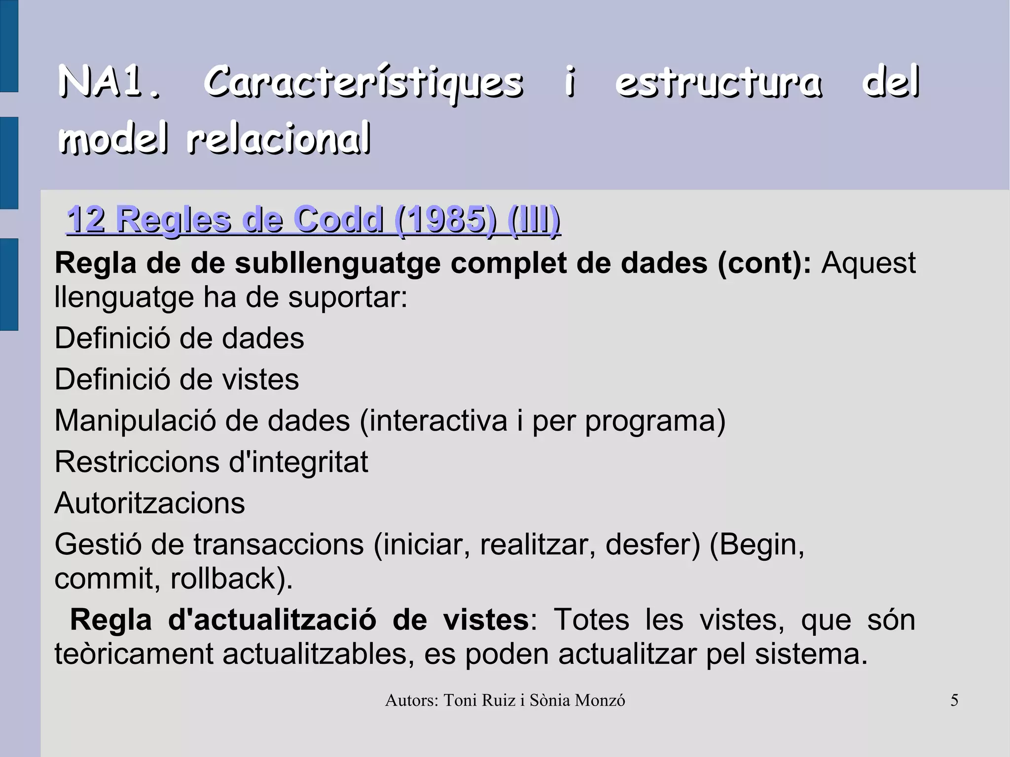 Model relacional | PPT