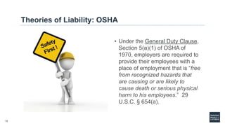 Mass Shootings and Employer Liability | PPTX