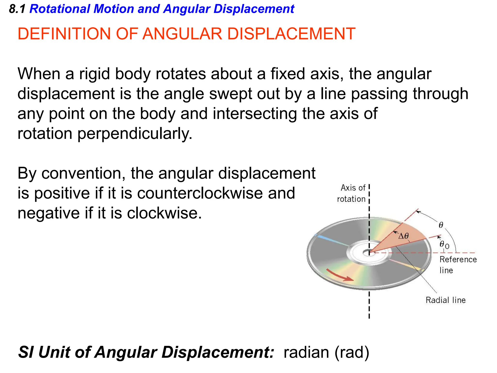 Chapter 8 university physics ritational kinematics | PDF
