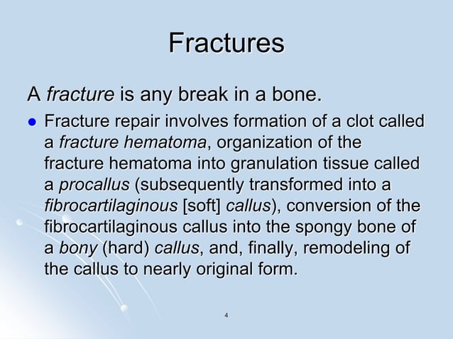 Fracture- its types and process of bone healing. | PPT