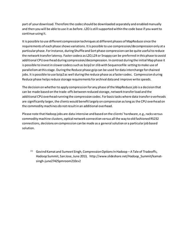 HadoopCompression | PDF