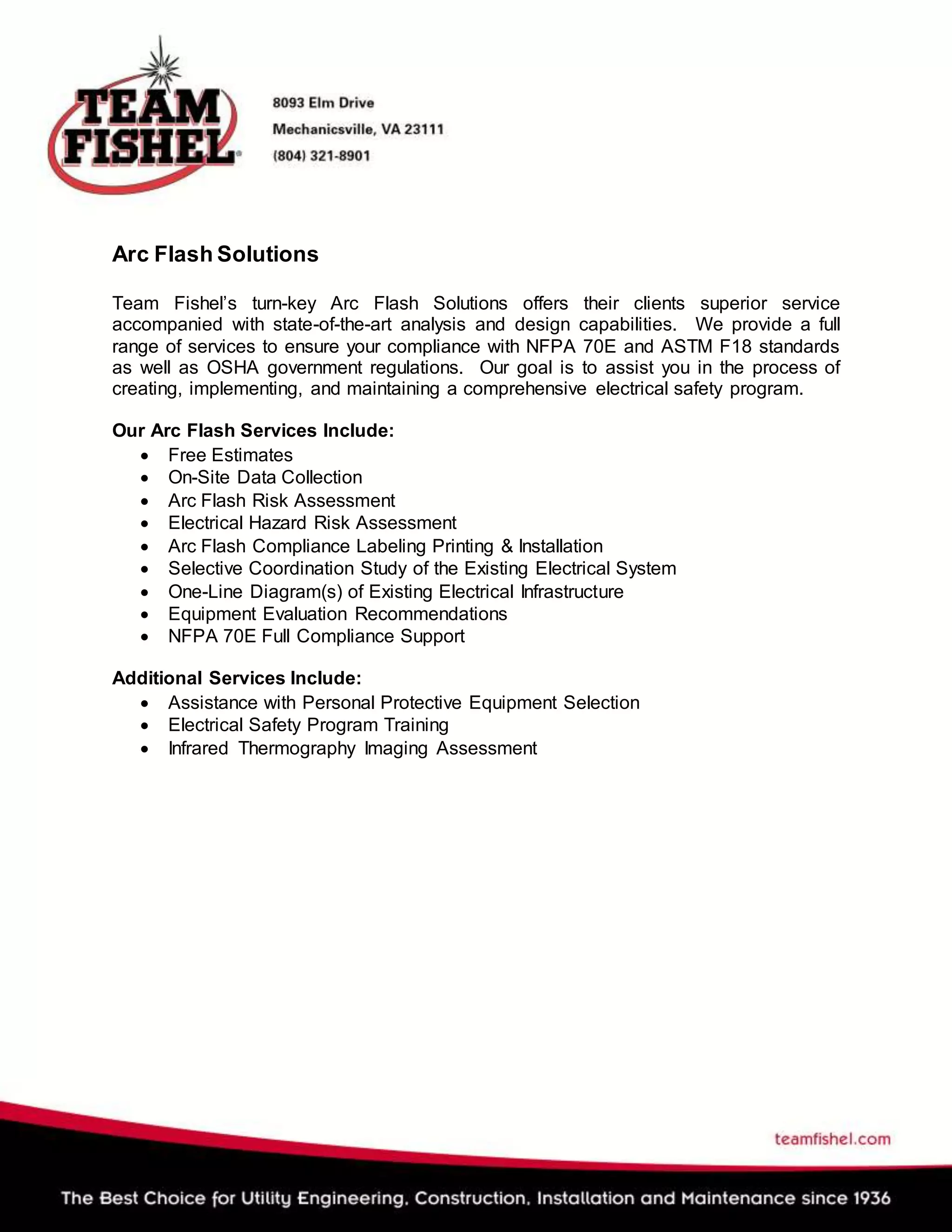Arc Flash Flyer | DOCX
