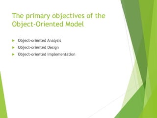 Object Oriented Analysis and Design - OOAD | PPTX