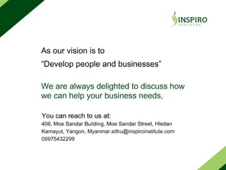 inspiro institute profile | PDF