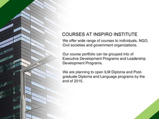 inspiro institute profile | PDF