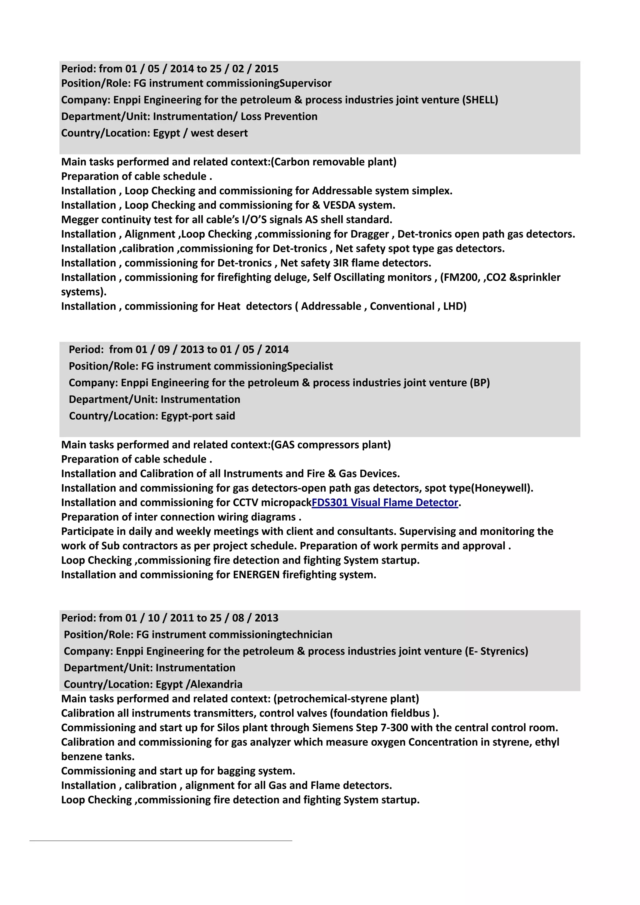 instrument supervisor | PDF