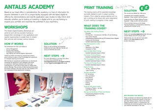 Antalis Consultancy Services Brochure 2015 | PDF