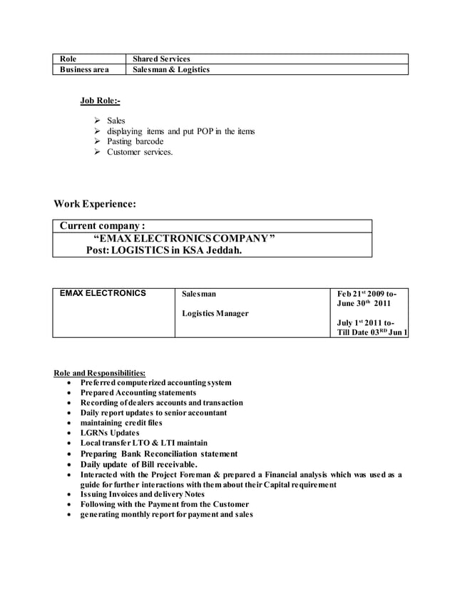 MOHAMED JAFAR CV | PDF