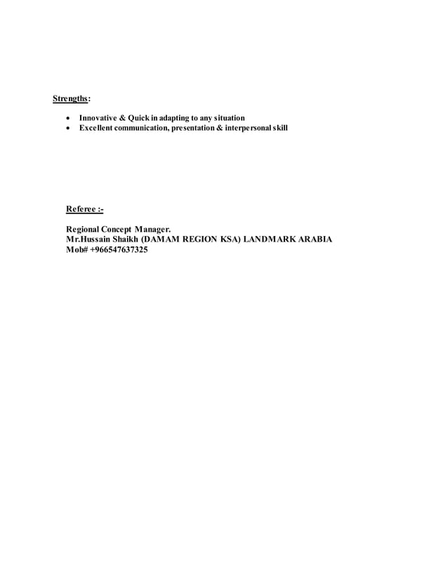 MOHAMED JAFAR CV | PDF