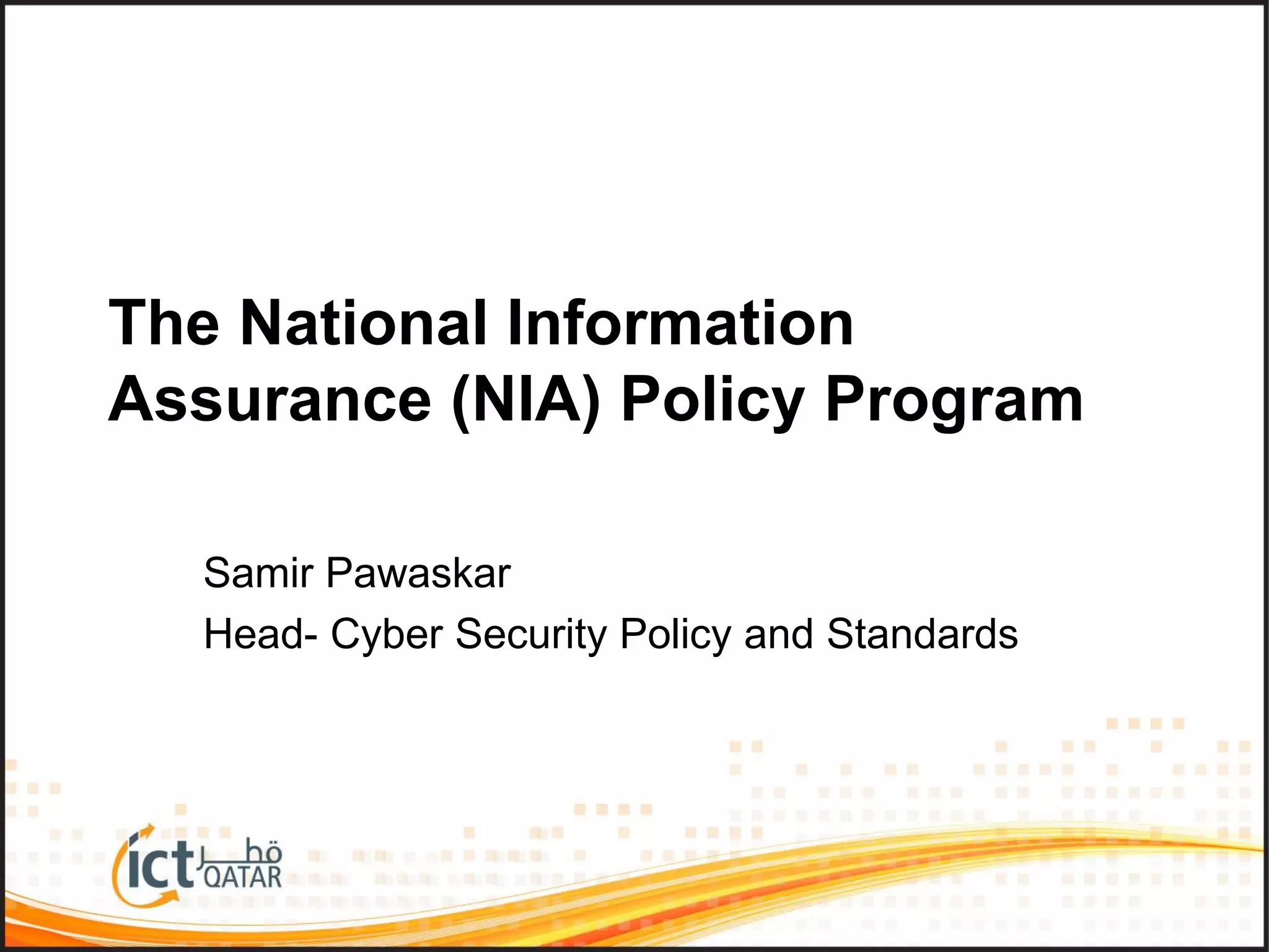 Qatar's NIA Policy Program | PDF