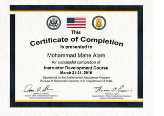 ATA Instructor Development Course | PDF