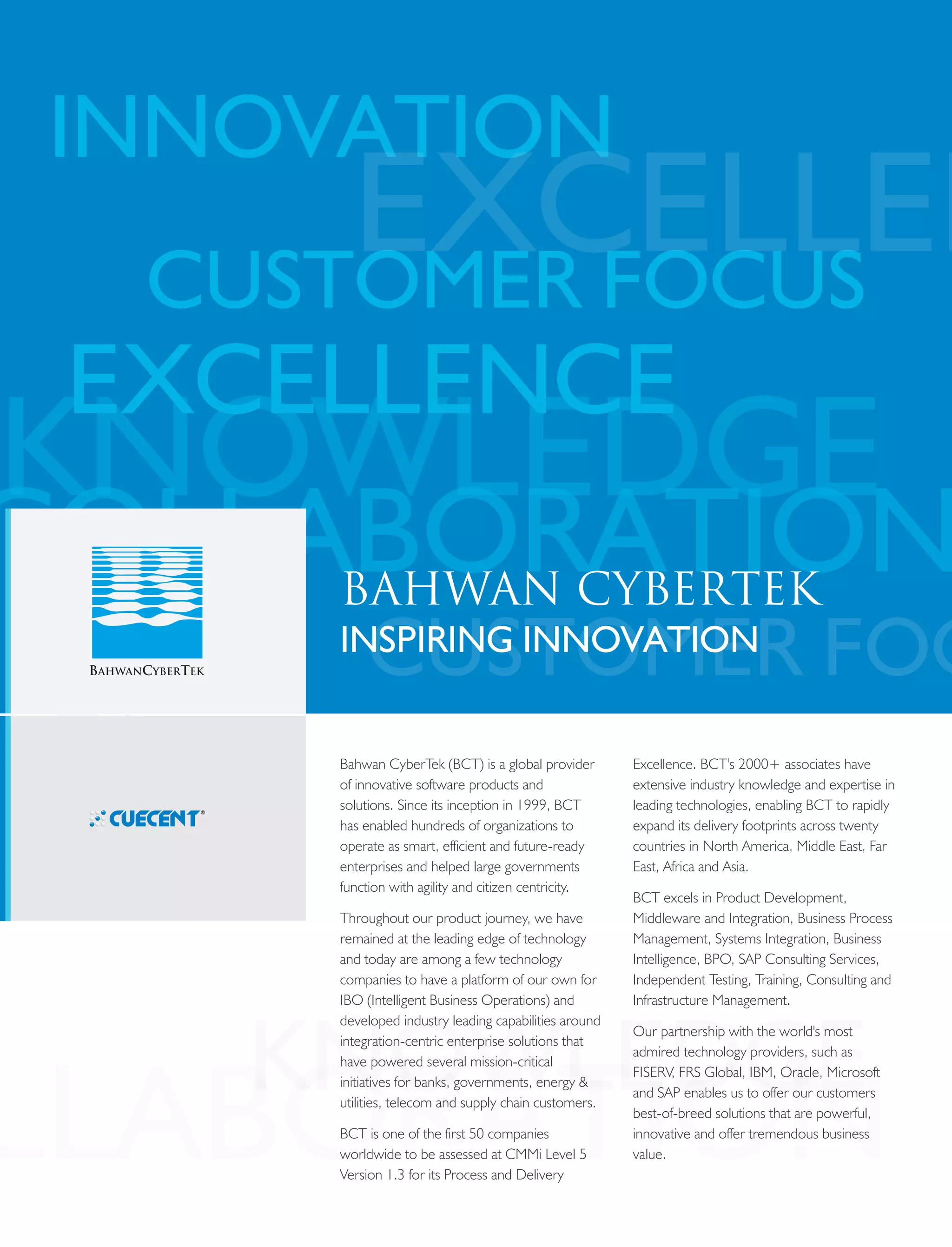 BCT Corporate Brochure | PDF
