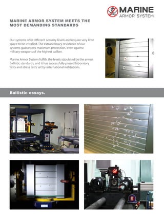 Marine Armor System Technical Catalogue 2016 | PDF