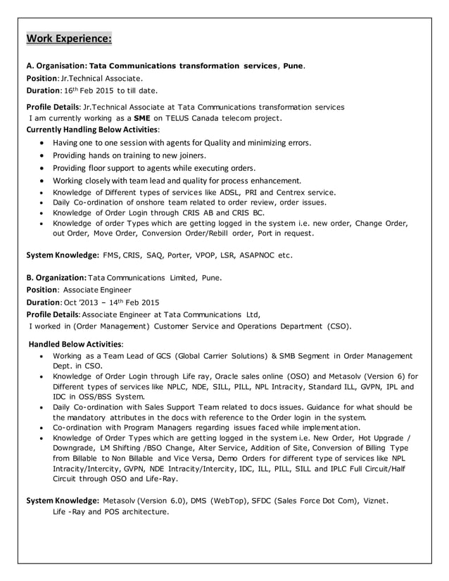 Amol updated Resume | DOCX | Computer Networking | Computing