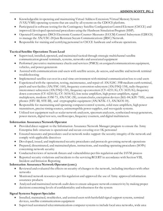 Adison Scott Technical Resume (Satellite Communication) | DOCX