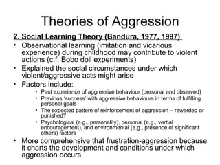 C83 spe lecture 8 aggression in sport (handout) 2008 2009 | PPT