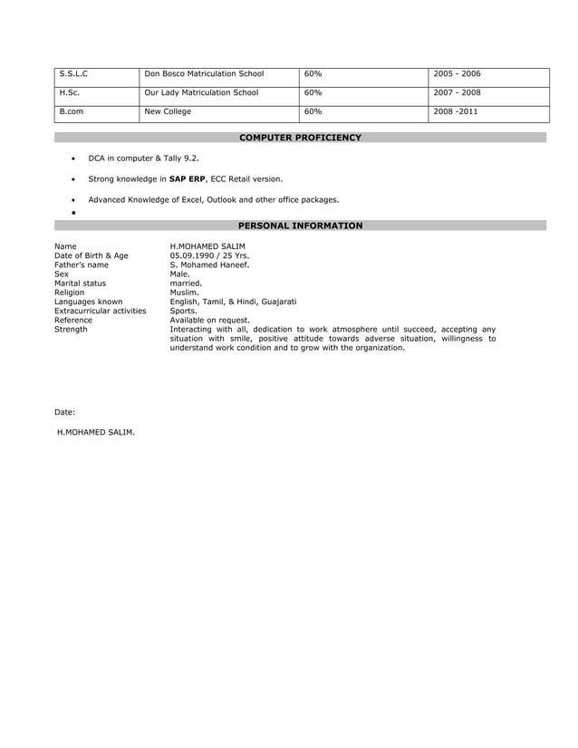 update cv salim | DOC