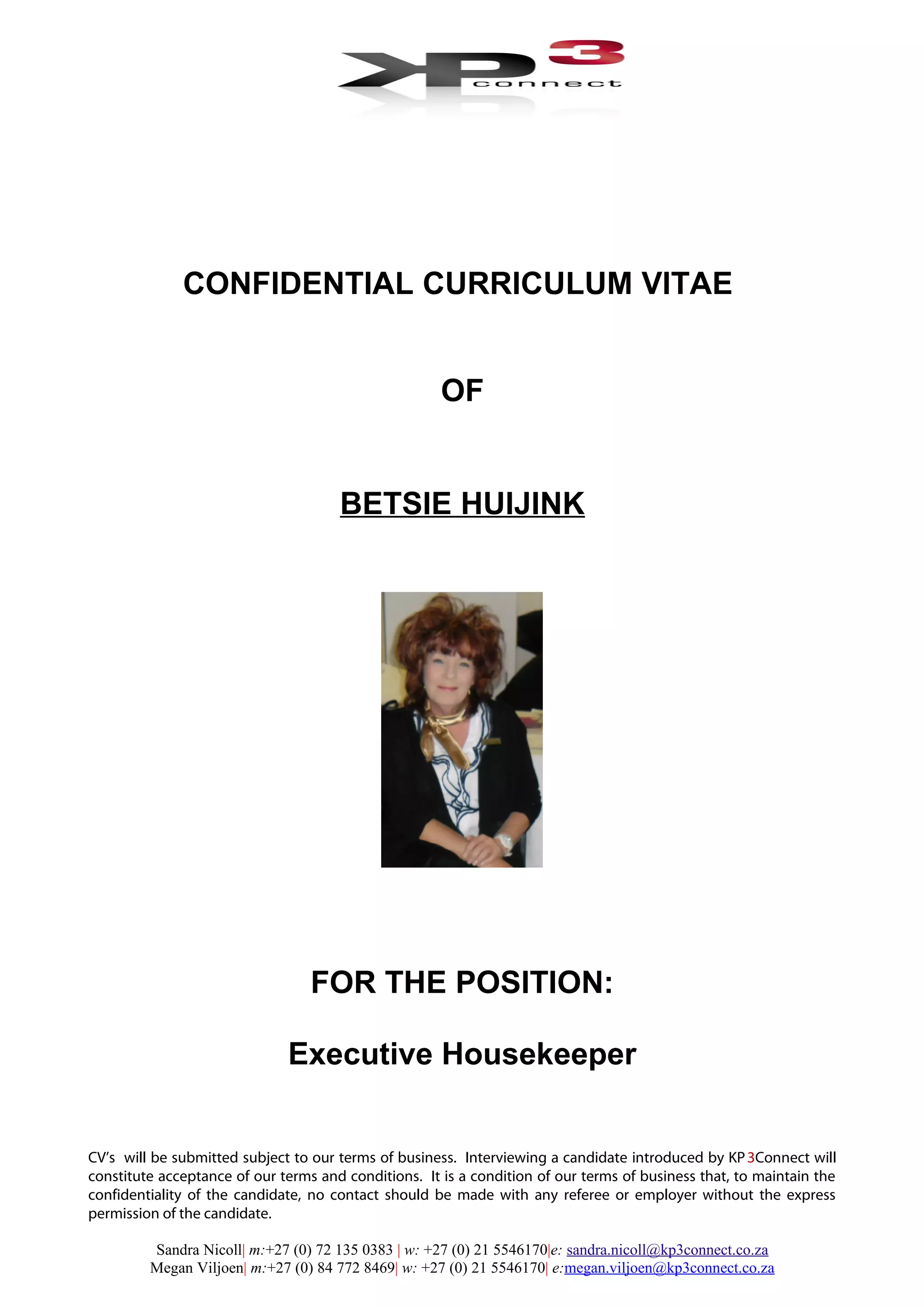 L L HUIJINK - FINAL NEW UPDATED CV - SEPT 2015 | DOC | Resume Writing ...