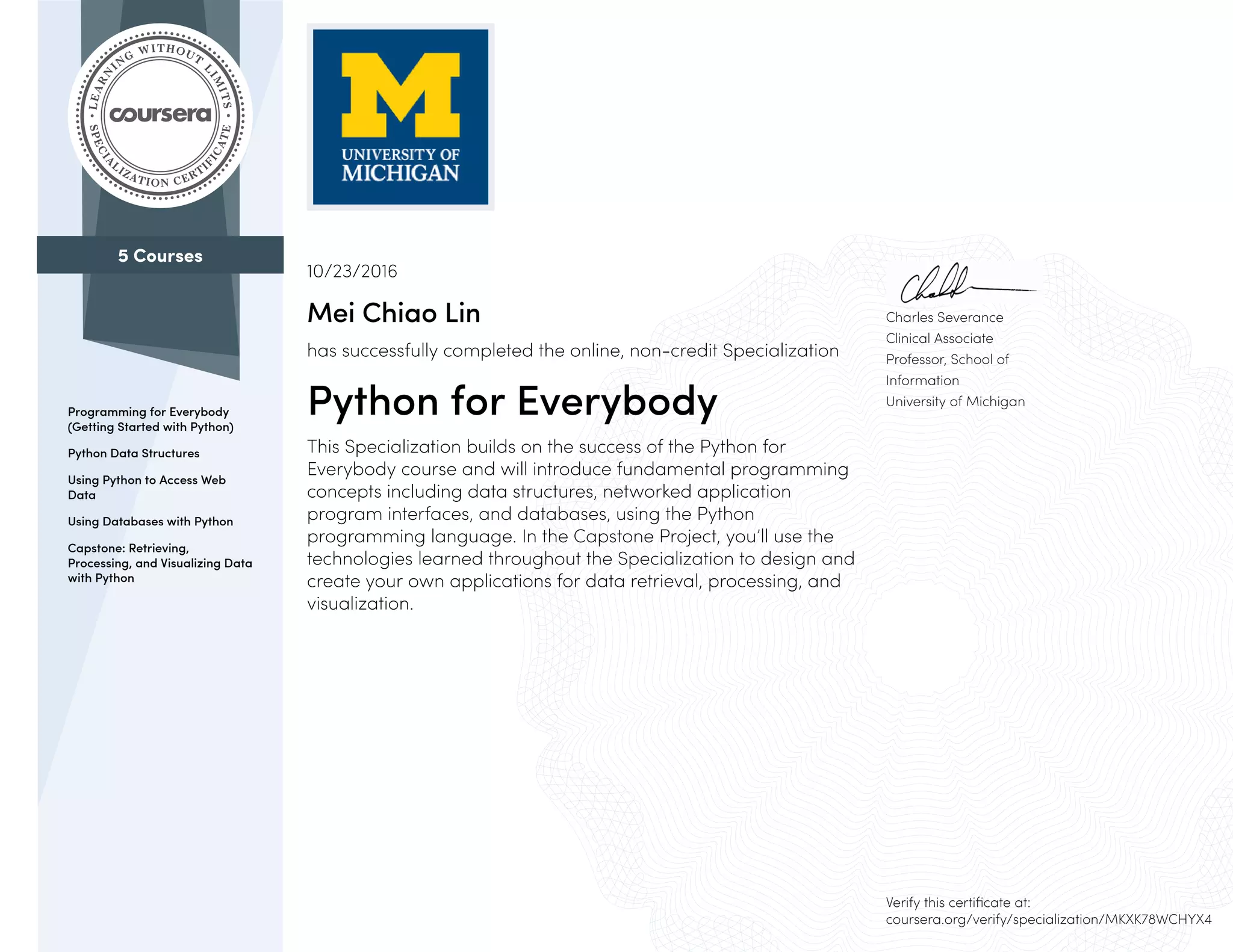 Python Coursera MKXK78WCHYX4 | PDF | Programming Languages | Computing