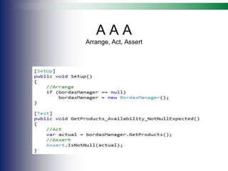 Unit Test Presentation | PPT