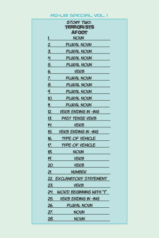 Rogue Science Ad-Lib Special Vol I | PDF