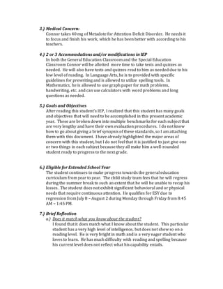 IEP Review Assignment | PDF
