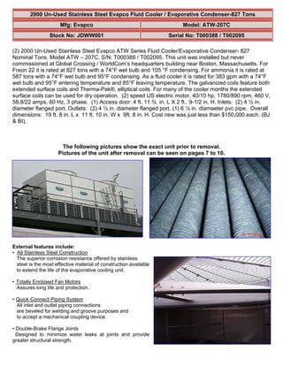 JDWW001v6evapcocondenser | PDF