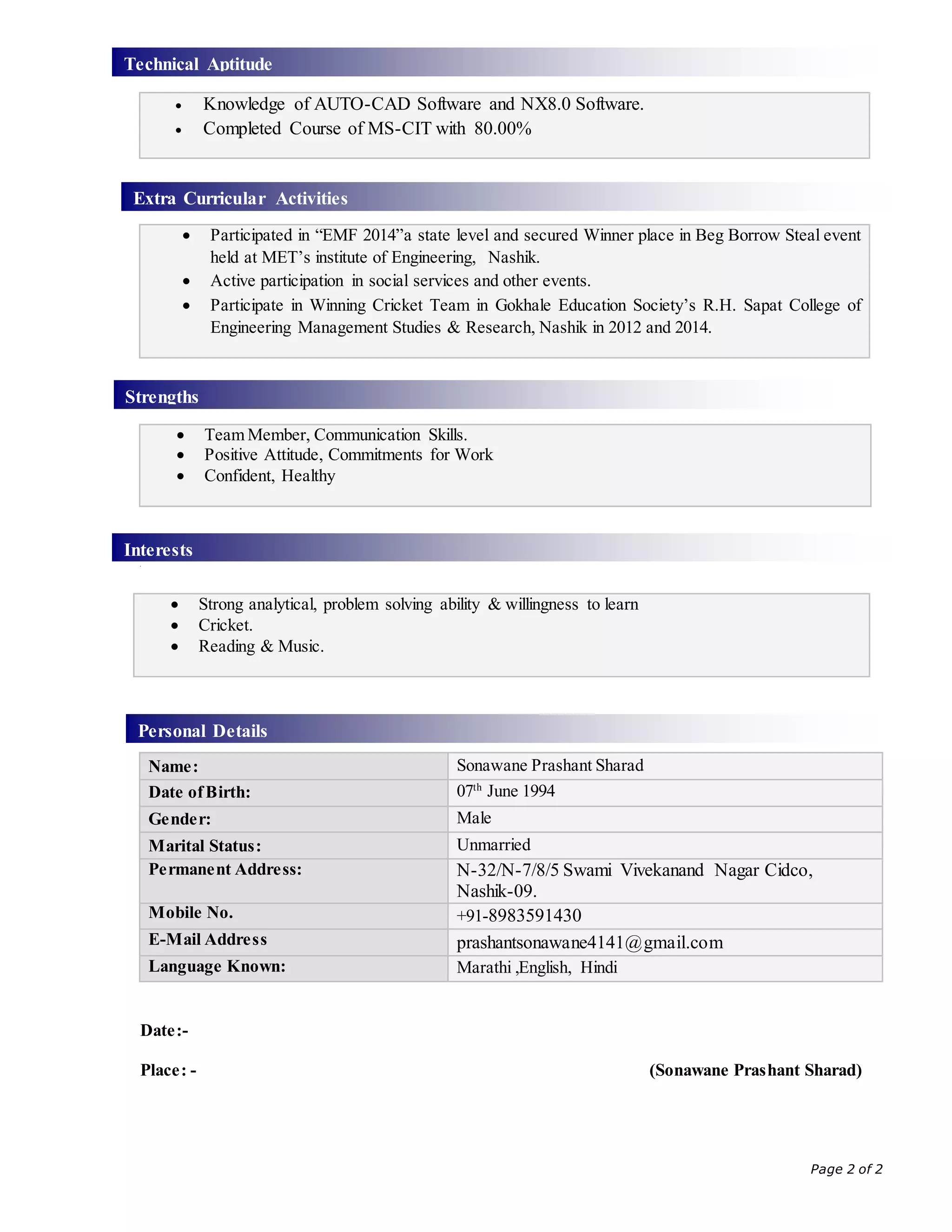 Prashant_sonawane_Resume | DOCX