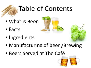 Beer PPT Training | PPTX