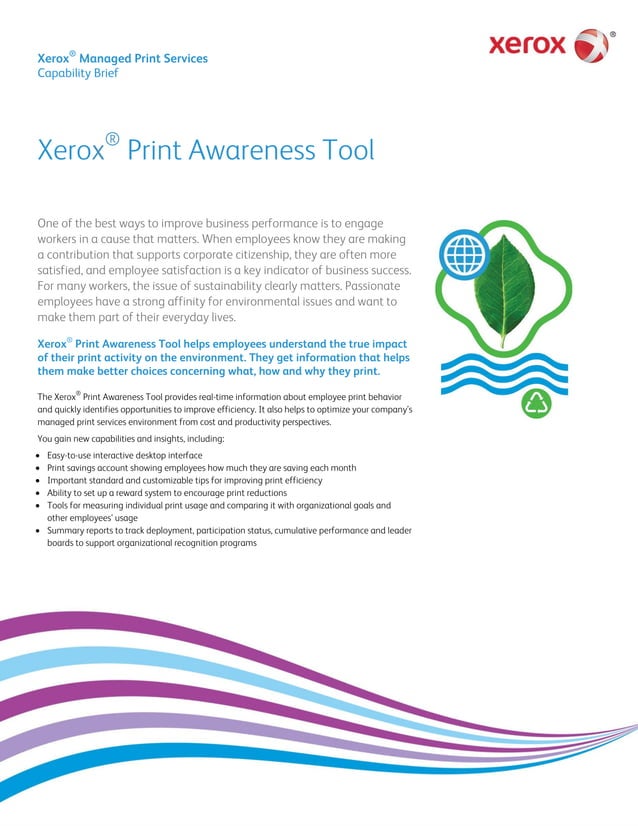 Print awareness tool | PDF